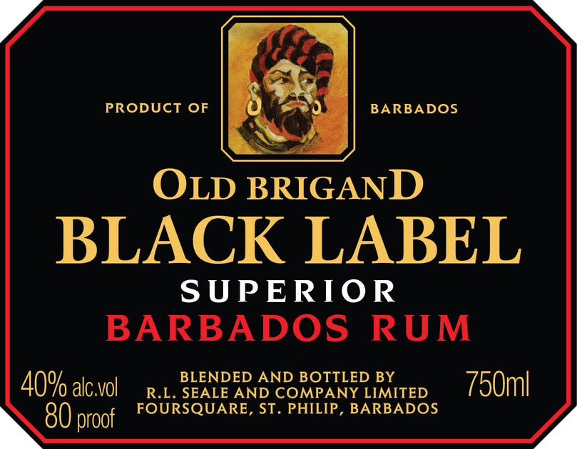 R.L. Seale's Old Brigand Black Label Superior Barbados Rum – Platinum Wines